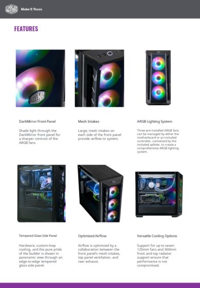 Cooler Master MasterBox MB520 ARGB – Ban Leong Chin Inter Co. Ltd.