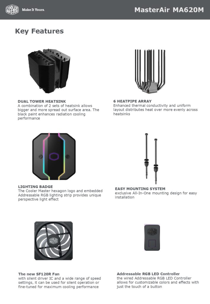 Cooler Master MasterAir MA620M – Ban Leong Chin Inter Co. Ltd.
