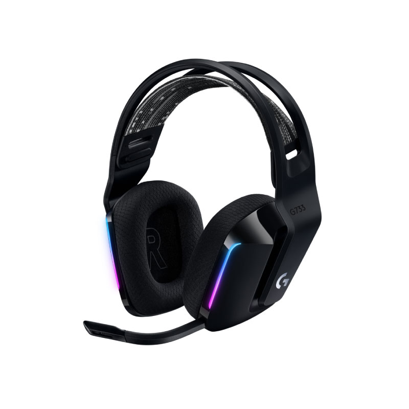 HEADSET (หูฟังไร้สาย) LOGITECH G G733 LIGHTSPEED WIRELESS ( BLACK ...