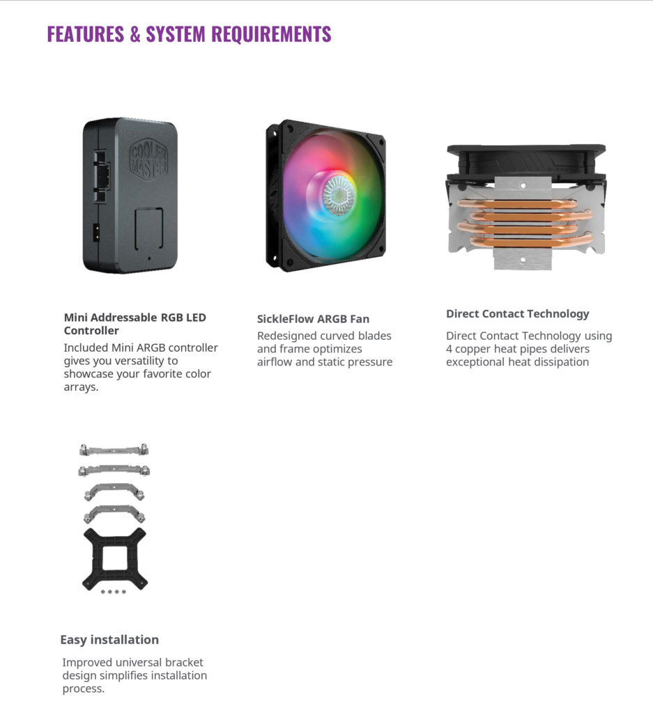 Cooler Master Hyper 212 ARGB – Ban Leong Chin Inter Co. Ltd.