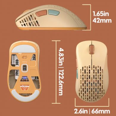 เมาส์ [MOUSE] Pulsar Xlite V2 Wireless Gaming Mouse – Retro Brown ...