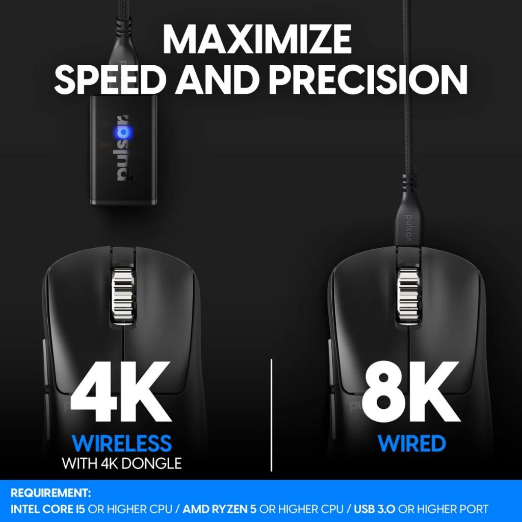 เมาส์ [MOUSE] Pulsar Xlite V3 eS Wireless Gaming Mouse – Ban Leong Chin ...