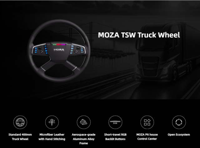 MOZA TSW Truck Wheel พวงมาลัย รุ่น MZ-RS060 รองรับ PC – Ban Leong Chin ...